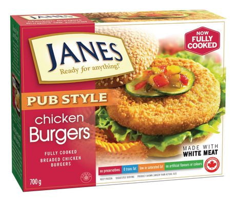 Janes Pub Style Chicken Burgers | Walmart Canada
