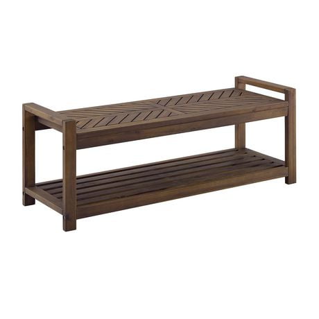 Click here for Manor Park Vincent 48 Chevron Acacia Wood Outdoor... prices