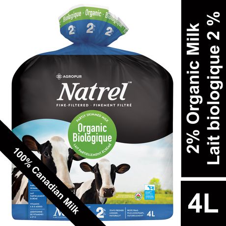 Natrel Organic Fine-filtered 2% Milk 4L | Walmart Canada