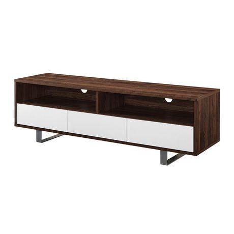 Click here for Manor Park 60 Modern 3-Drawer Low Tv Console - Dar... prices