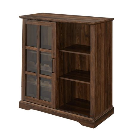Click here for Manor Park 36 Sliding Glass Door Bar Cabinet - Dar... prices