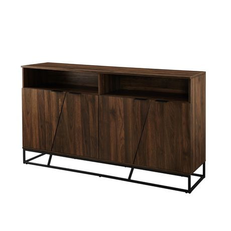 Click here for Manor Park 58 Angled Door Sideboard - Dark Walnut... prices