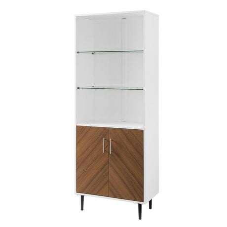 Click here for Manor Park 68 Bookmatch Doors Two-Tone Hutch - Sol... prices