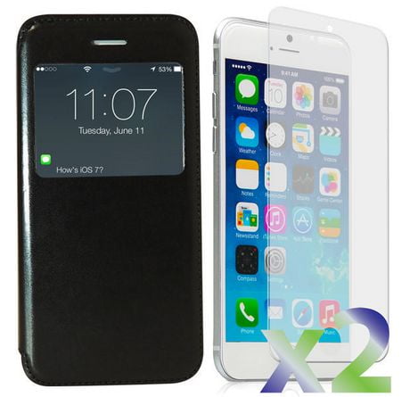 Exian Flip Case with Call Access Window for iPhone 6 | Walmart Canada