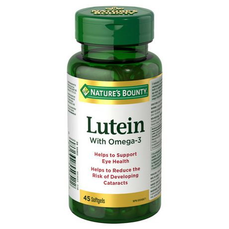 Nature's Bounty Lutein with Omega-3 - Walmart.ca