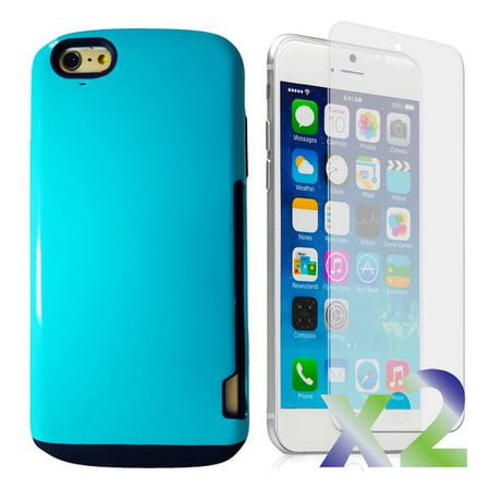 Click here for Exian Armored Case With Card Slots For Iphone 6 Pl... prices