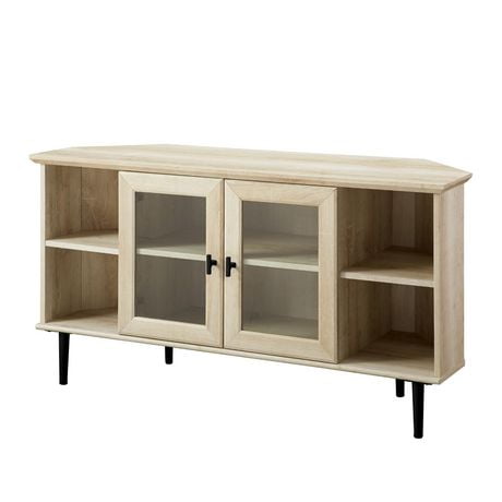 Click here for Manor Park 48 Simple Glass Door Corner Tv Console... prices