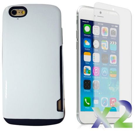 Click here for Exian Armored Case With Card Slots For Iphone 6 Pl... prices