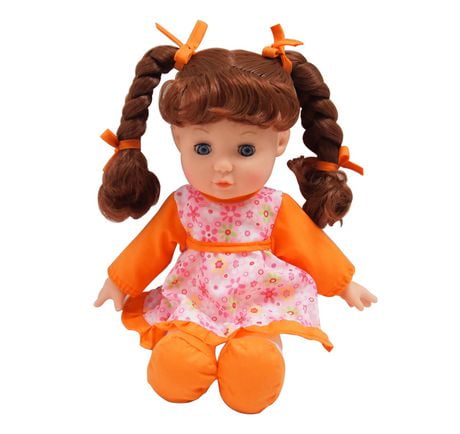 Kid Connection Soft Baby Girl Doll (Orange) - Walmart.ca