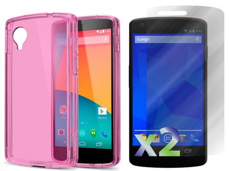 Click here for Exian Transparent Case For Lg Nexus 5 - Pink Pink prices