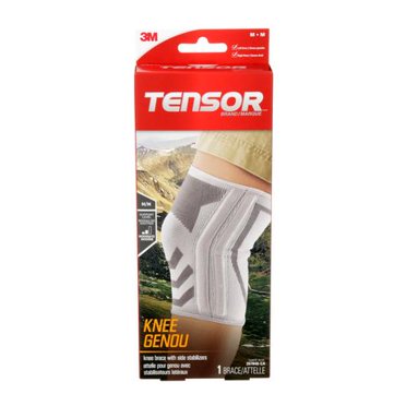 Tensor Knee Brace with Dual Side Stabilizers, Black, left or right ...