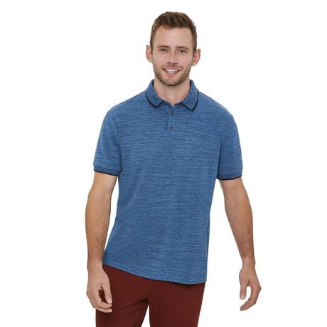 Click here for George Mens Space Dye Stretch Polo Blue S prices