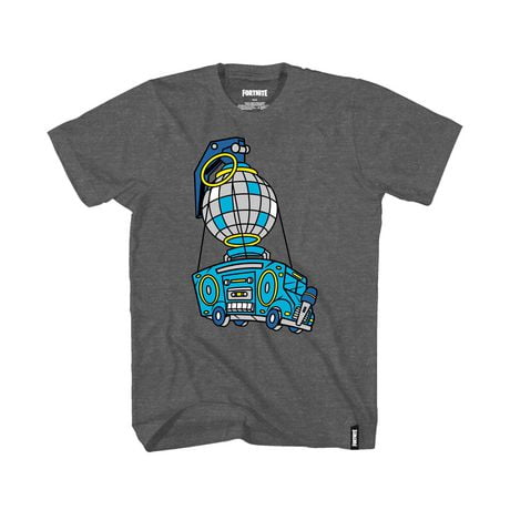 Click here for Boys Fortnite Boom Box Buns T-Shirt Grey Xl prices