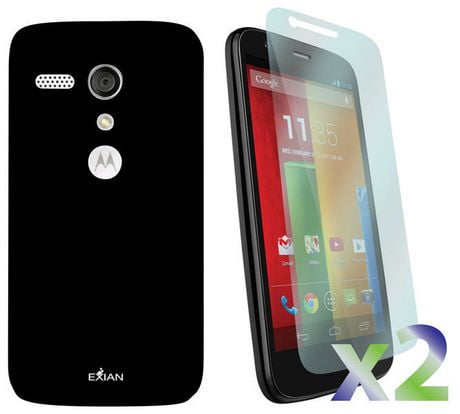 Click here for Exian Solid Case For Moto G - Black Black prices