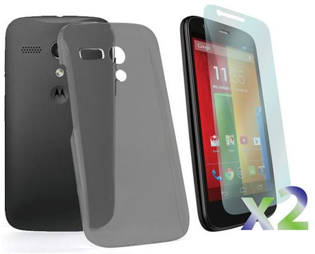 Click here for Exian Transparent Case For Moto G - Grey Grey prices