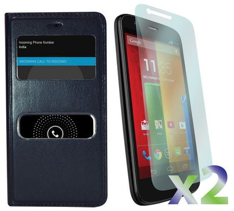 Click here for Exian Flip Case With Call Access Window For Moto G... prices