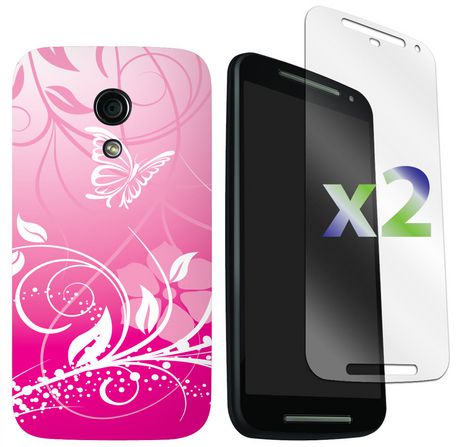 Click here for Exian Case For Moto G2  Butterflies And Flowers -... prices