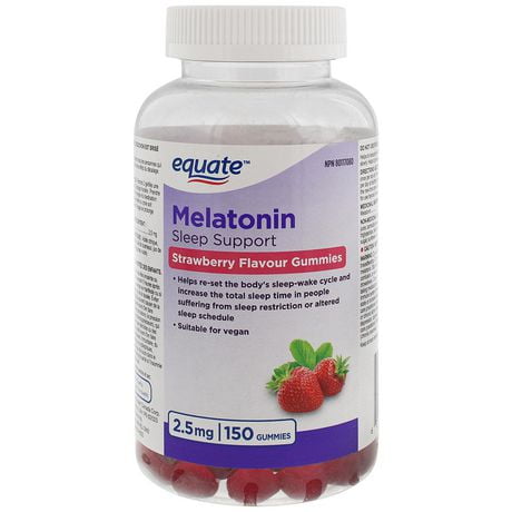 Equate Melatonin Gummies, 2.5mg, 150 Gummies - Walmart.ca