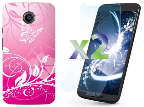 Click here for Exian Case For Moto X2  Butterflies And Flowers -... prices