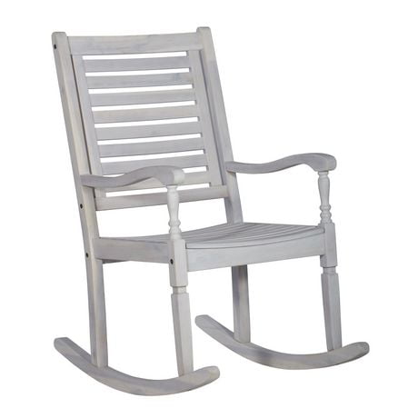 Click here for Manor Park Patio Wood Rocking Chair - White Wash W... prices