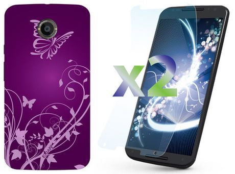 Click here for Exian Case For Moto X2  Butterflies And Flowers -... prices