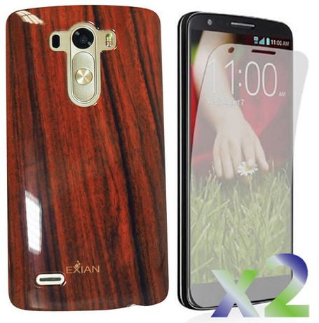 Click here for Exian Case For Lg G3 - Wood Brown Brown prices