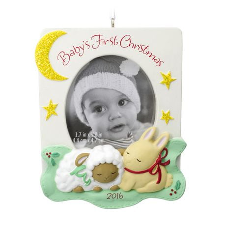 Hallmark Baby's First Christmas Photo Frame Ornament (Walmart Exclusive ...