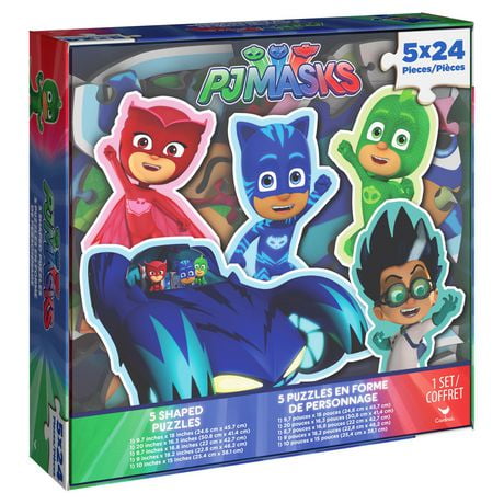PJ Masks 5-Pack of Shaped Jigsaw Puzzles | Walmart Canada