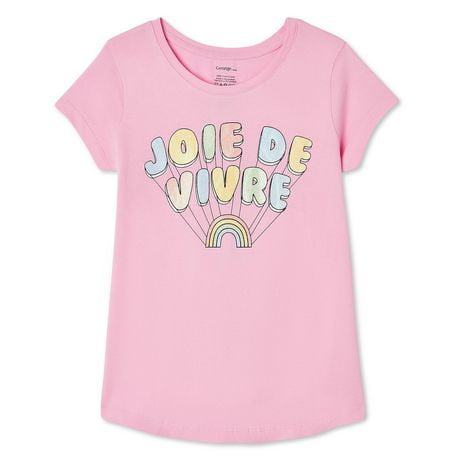 George Girls' Short Sleeve Screen Tee - Walmart.ca