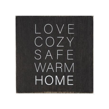 Love Cozy Safe Warm Home Box Top Art | Walmart Canada