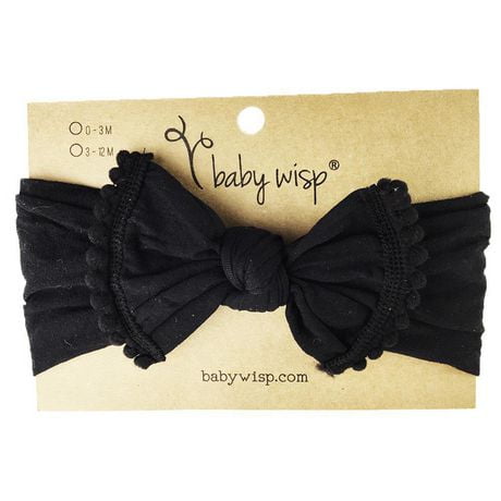 Click here for Baby Wisp - Infant Headwrap Nylon Pom Pom Trim Hea... prices