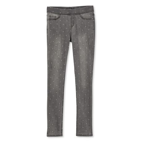 Click here for George Girls Printed Denim Jegging Grey 4 prices