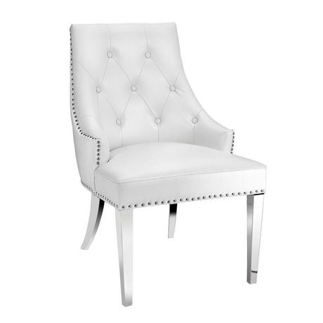 Click here for Home Gear Baffin Dining Chair White 38 prices