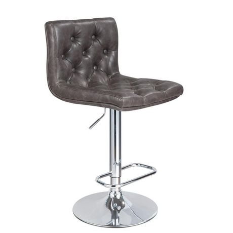 Click here for Home Gear Matt Set Of 2 Adjustable Bar Stools Grey... prices