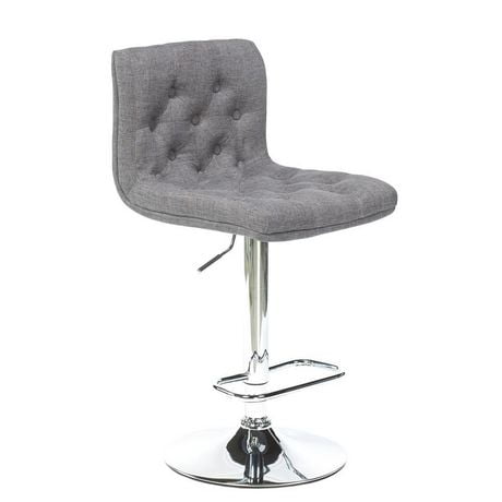 Click here for Home Gear Matt Set Of 2 Adjustable Bar Stools Grey... prices