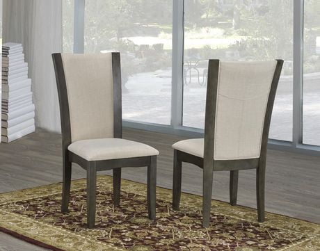Click here for Brassex Inc Houston Dining Chair  Set Of 2  Beige/... prices