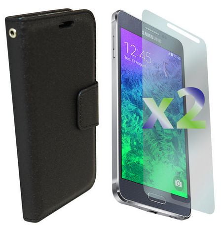 Click here for Exian Leather Wallet Case For Samsung Galaxy Alpha... prices