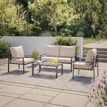 Patioflare Tylor Aluminum Conversation Set - Walmart.ca