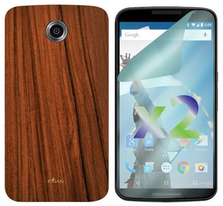 Click here for Exian Case For Motorola Nexus 6 - Wood Brown Brown prices