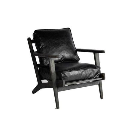 Click here for Heavenly Collection Black Lounge Chair Black # prices