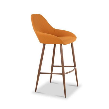 Click here for Heavenly Collection Orange Bar Stool Orange # prices