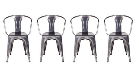 Click here for Heavenly Collection Gunmetal Dining Chair Gunmetal... prices