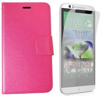 Click here for Exian Wallet Case For Desire 510 - Hot Pink Hot Pi... prices
