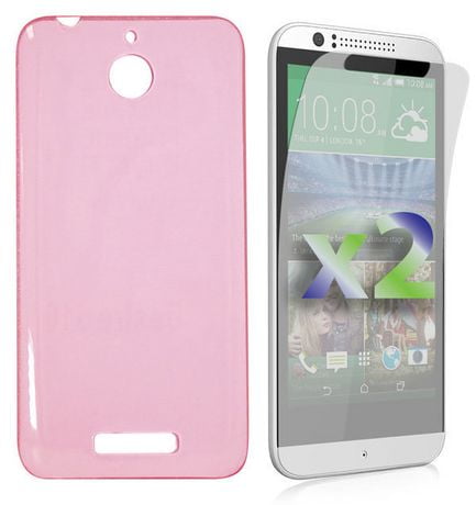 Click here for Exian Transparent Case For Desire 510 - Pink Pink prices