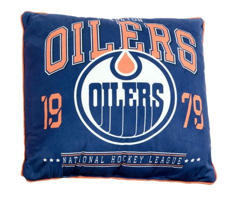 NHL Authentic Team Cushion- Edmonton Oilers | Walmart Canada