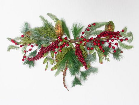Click here for Henryka Ltd Christmas Decorated Swag Green prices