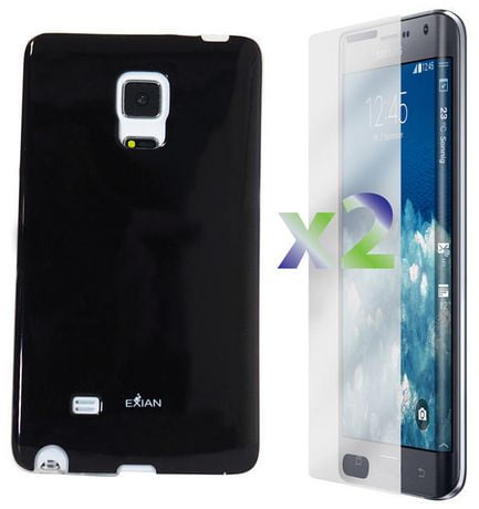Click here for Exian Plain Case For Samsung Galaxy Note Edge - Bl... prices