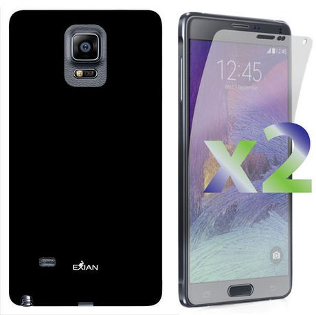 Click here for Exian Plain Case For Samsung Galaxy Note 4 - Black... prices
