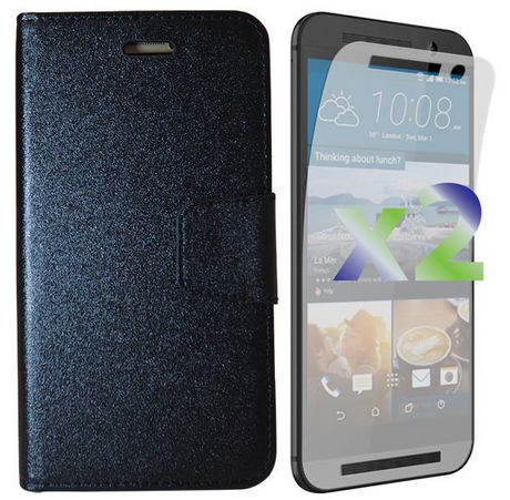 Click here for Exian Wallet Case For Htc One M9 - Black Black prices