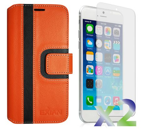 Click here for Exian Wallet Case For Iphone 6 Plus  Striped Patte... prices